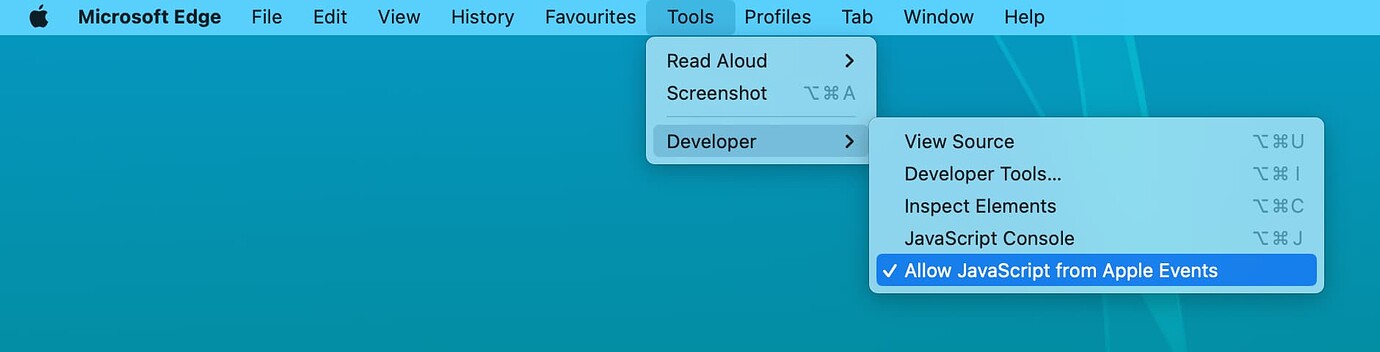 How to enable "Allow JavaScript from Apple Events" in your browsers ...