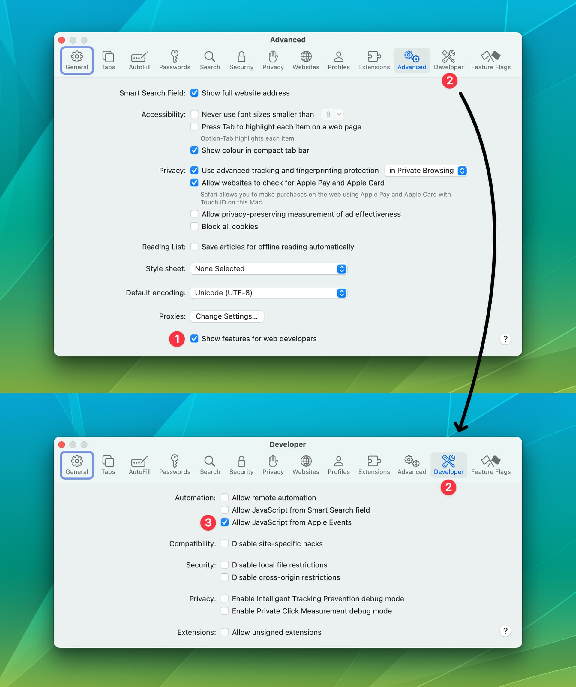 How to enable "Allow JavaScript from Apple Events" in your browsers - Browser Actions ...