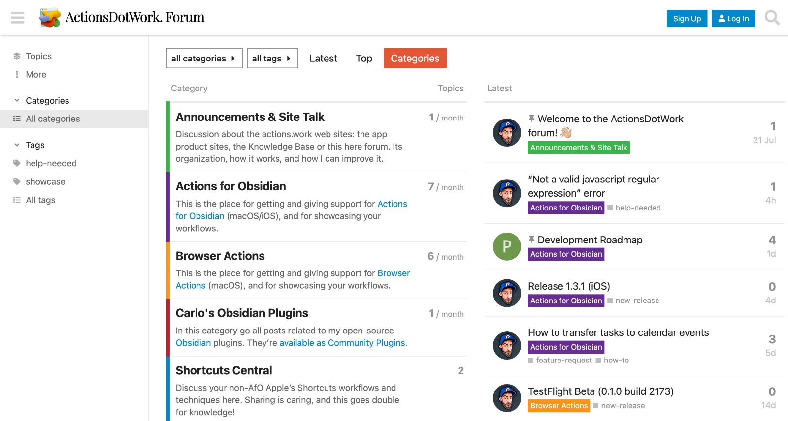 ActionsDotWork Forum